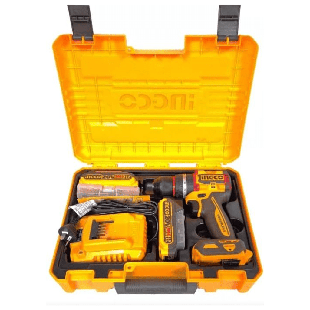 Taladros 20V M1/2 55Nm 2.0Ah 2 baterías y cargador | INGCO